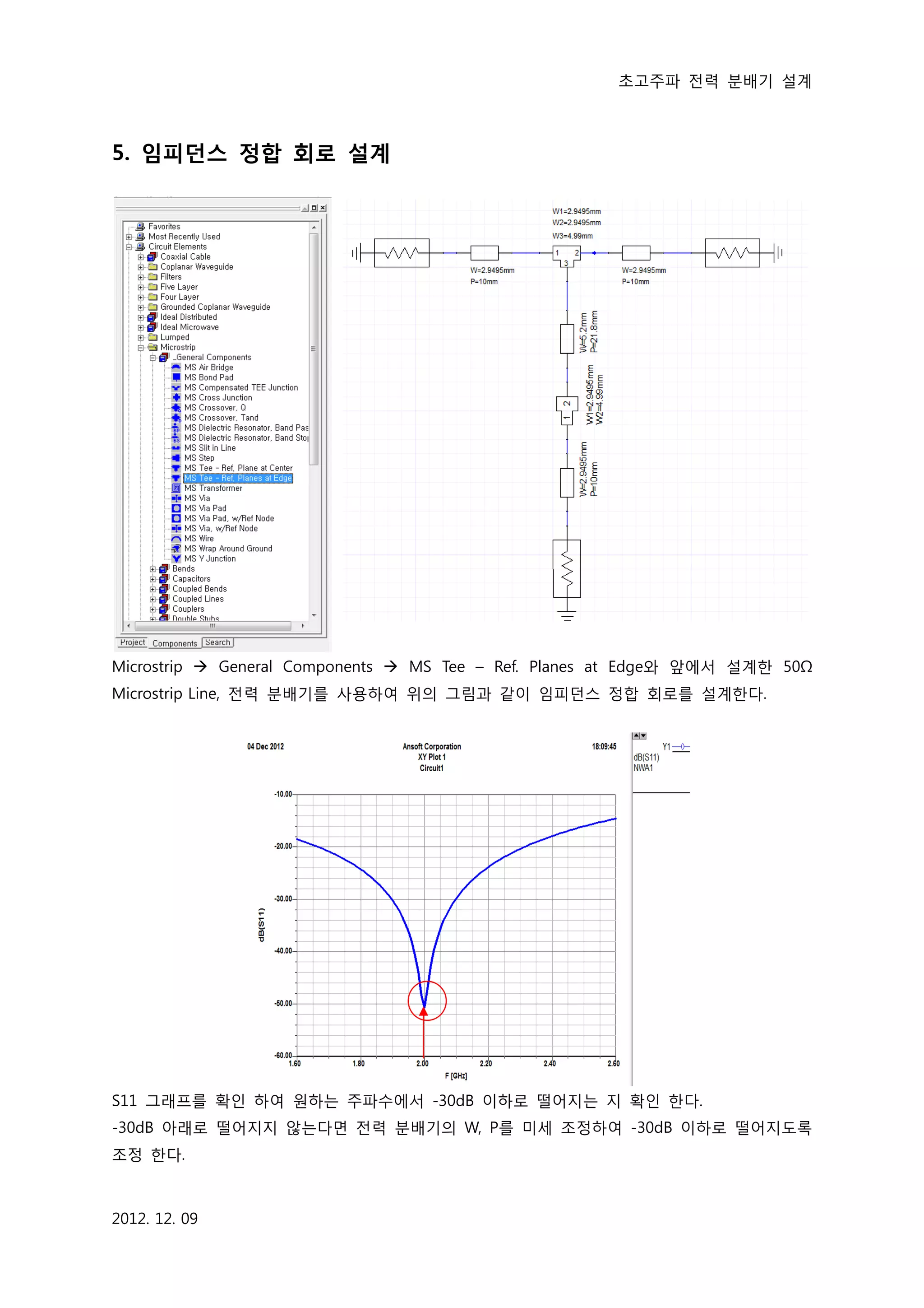 RF Power Divider Design by Lee and Yang | PDF