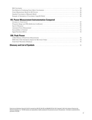 Rf power measurement | PDF