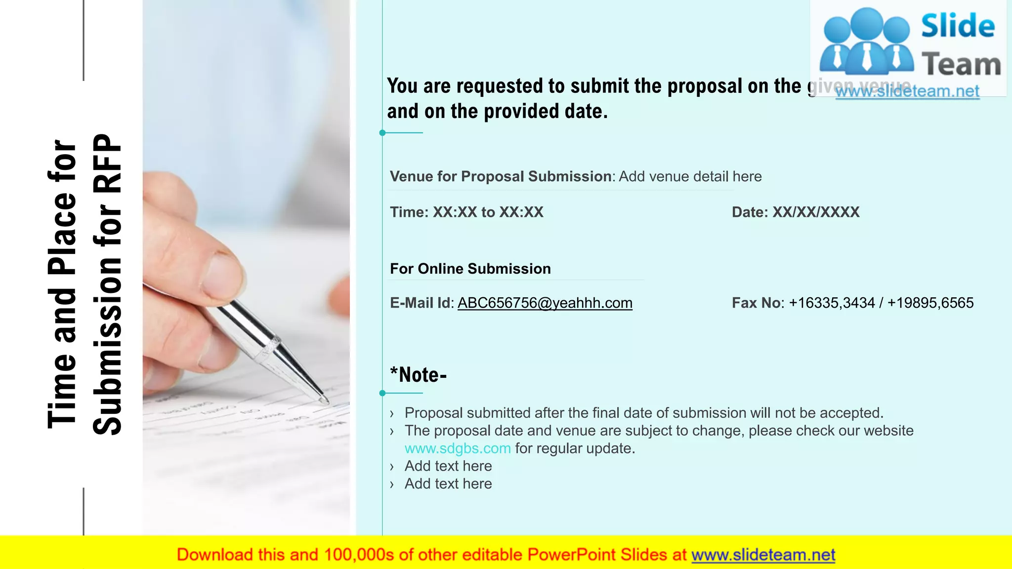 Rfp Powerpoint Presentation Slides Pdf