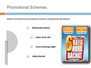 Big bazaar retailing strategy | PPTX