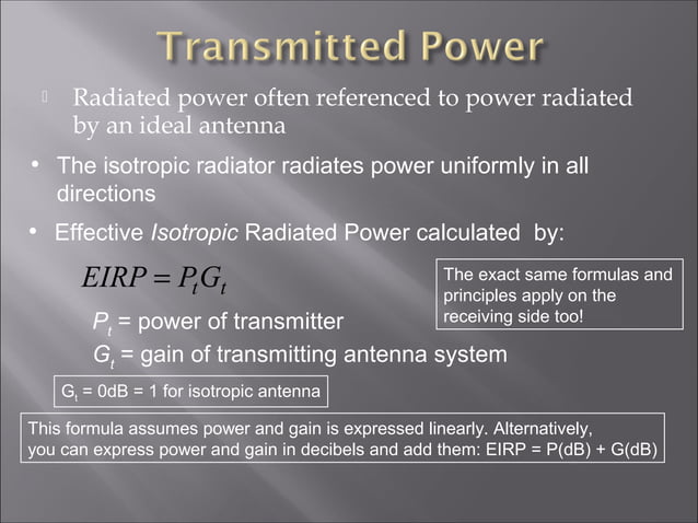 Rf propagation in a nutshell | PPT