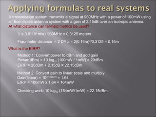 Rf propagation in a nutshell | PPT