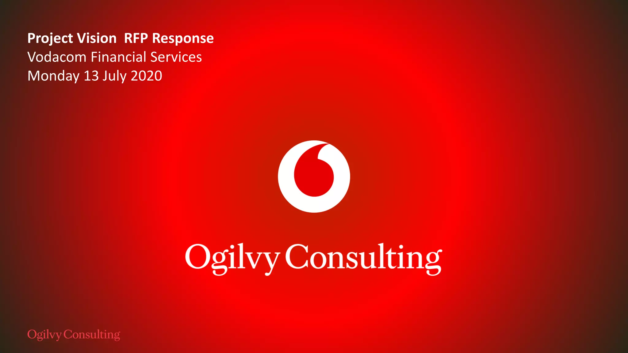 Rfp vfs project vision | PPT