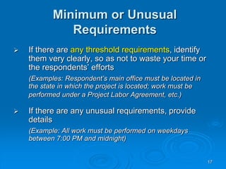 RFQ-RFP Best Practices Workshop Jan2012.ppt