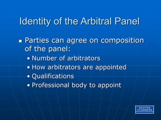 RF QC International CommercialArbitrationl.ppt