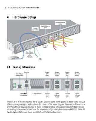 Rfs7000 series switch installation guide | PDF