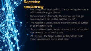 RF SPUTTERING.pptx engineering physics.. | PPTX