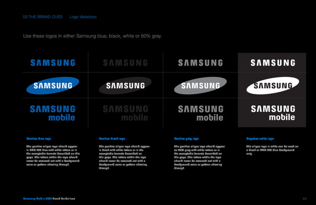 Samsung Mobile Brand Guideline | PDF | Advertising Industry | Industries