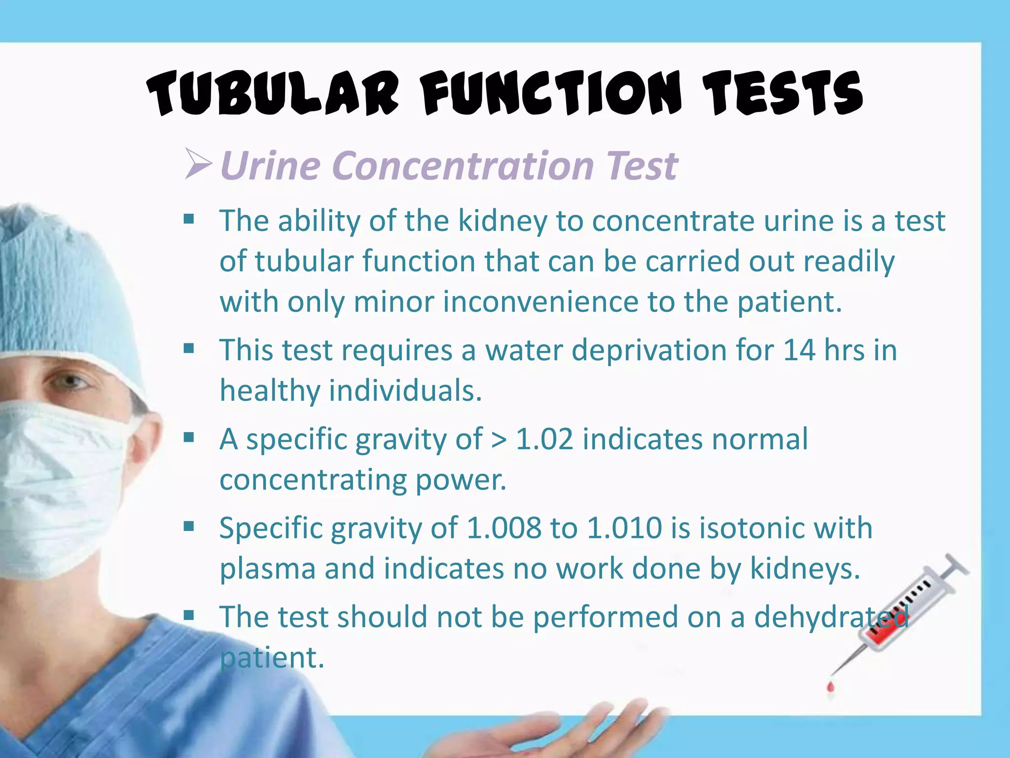 Renal Function Test | PPTX