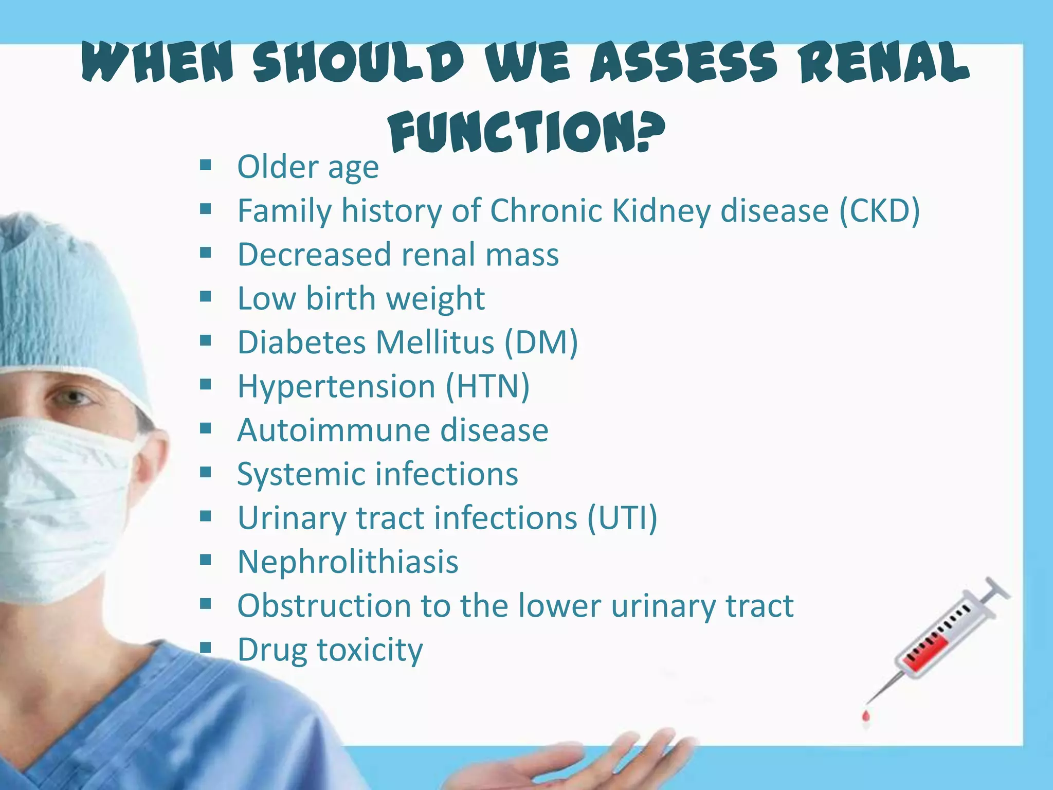 Renal Function Test | PPTX