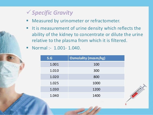 High specific gravity of urine - ulsdvids