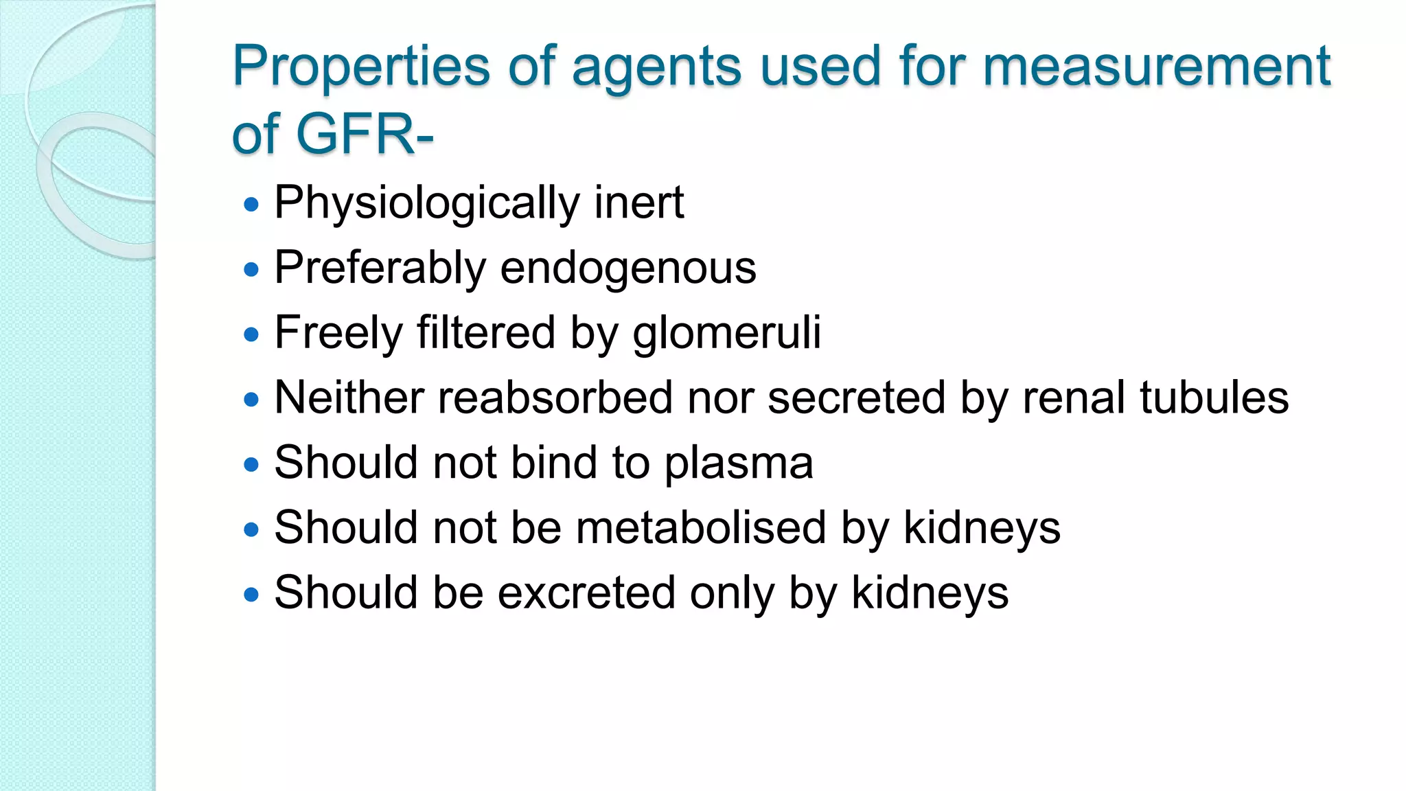 renal Function Test | PPTX