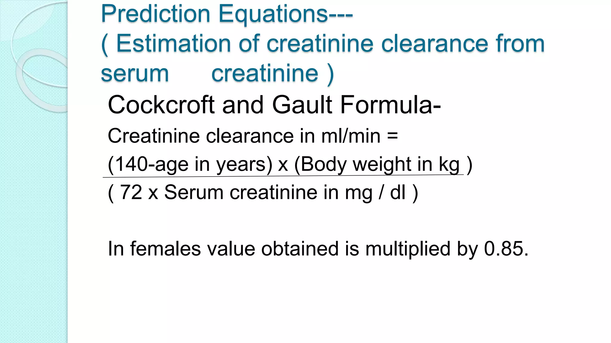 renal Function Test | PPTX