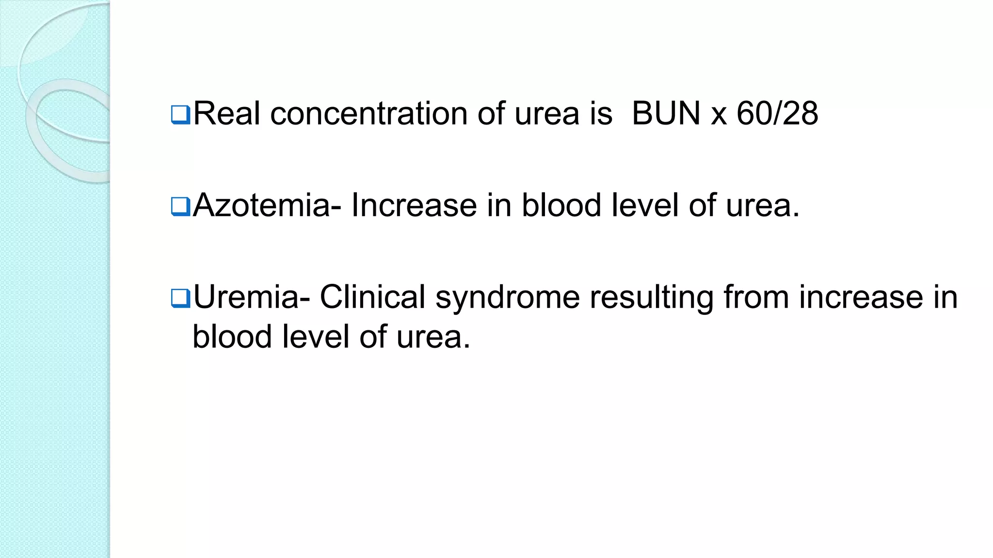 renal Function Test | PPTX
