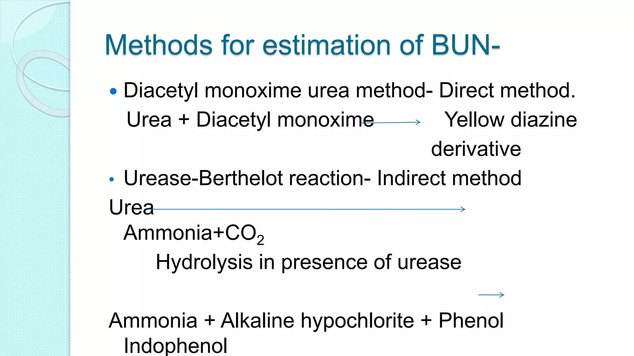 renal Function Test | PPTX