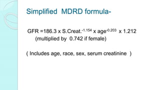 renal Function Test | PPTX