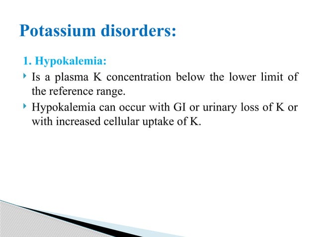 RFT renal function Laboratory report ppt | PPT