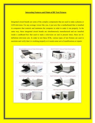 Rf Test Fixtures | PDF