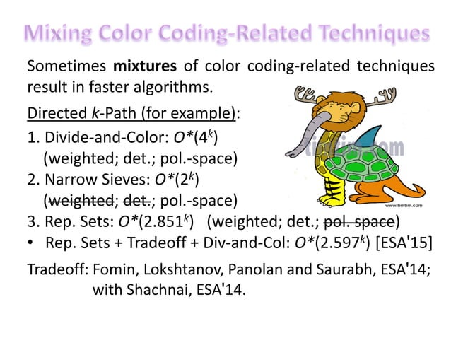 Color Coding-Related Techniques | PPT