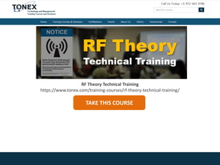 RF (Radio Frequency) Theory Technical Training | PPT
