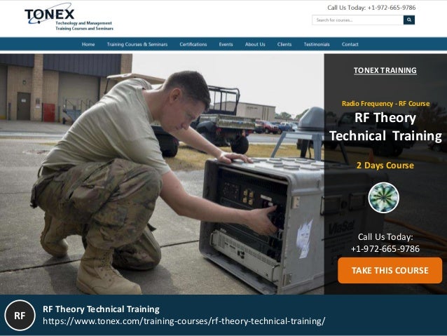 RF (Radio Frequency) Theory Technical Training
