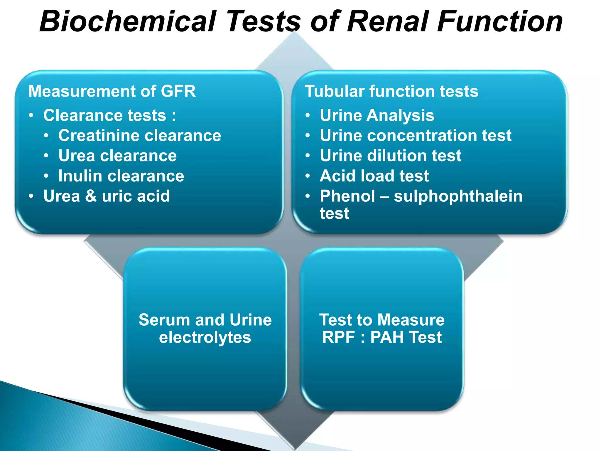 RENAL FUNCTION TESTS | PPTX