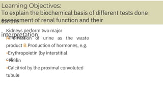 RENAL FUNCTION TESTS and RENAL FAILURE.pptx