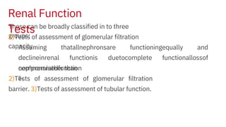 RENAL FUNCTION TESTS and RENAL FAILURE.pptx