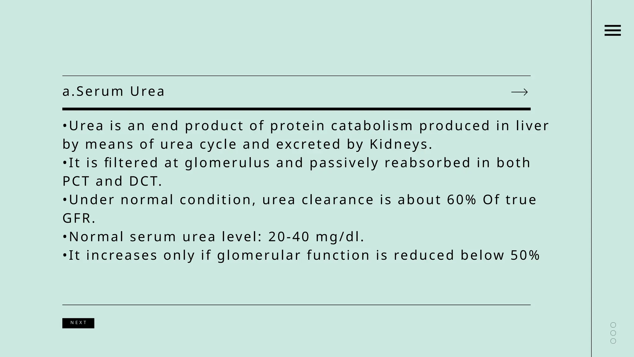 Laboratory interpretation of renal function test, liver function test ...