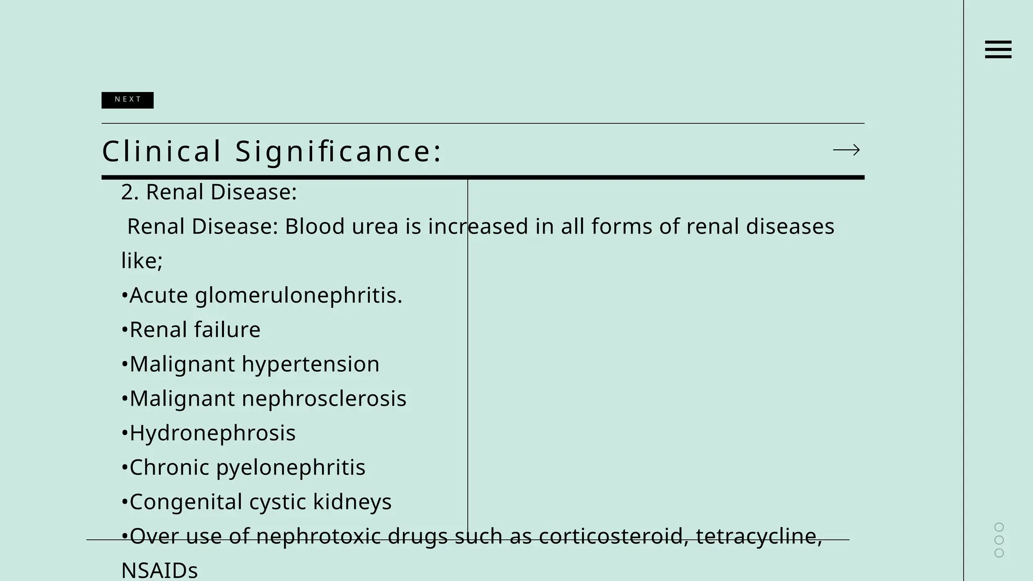 Laboratory interpretation of renal function test, liver function test ...