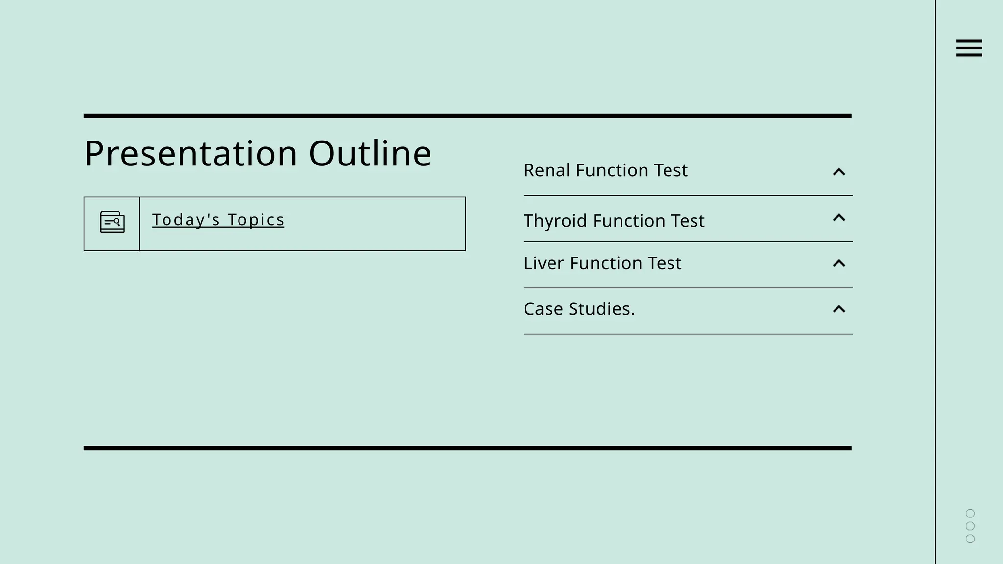 Laboratory interpretation of renal function test, liver function test ...