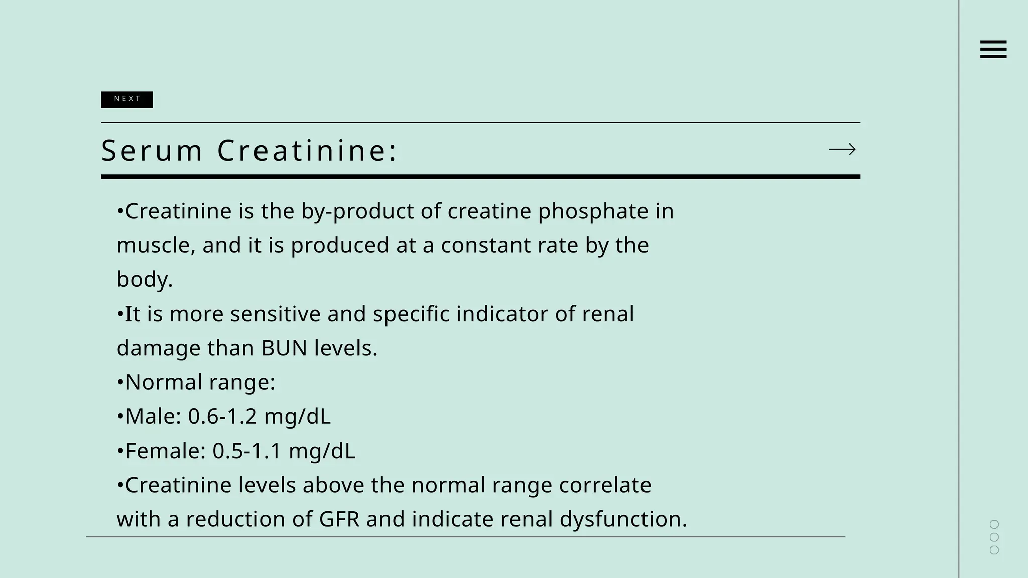 Laboratory interpretation of renal function test, liver function test ...