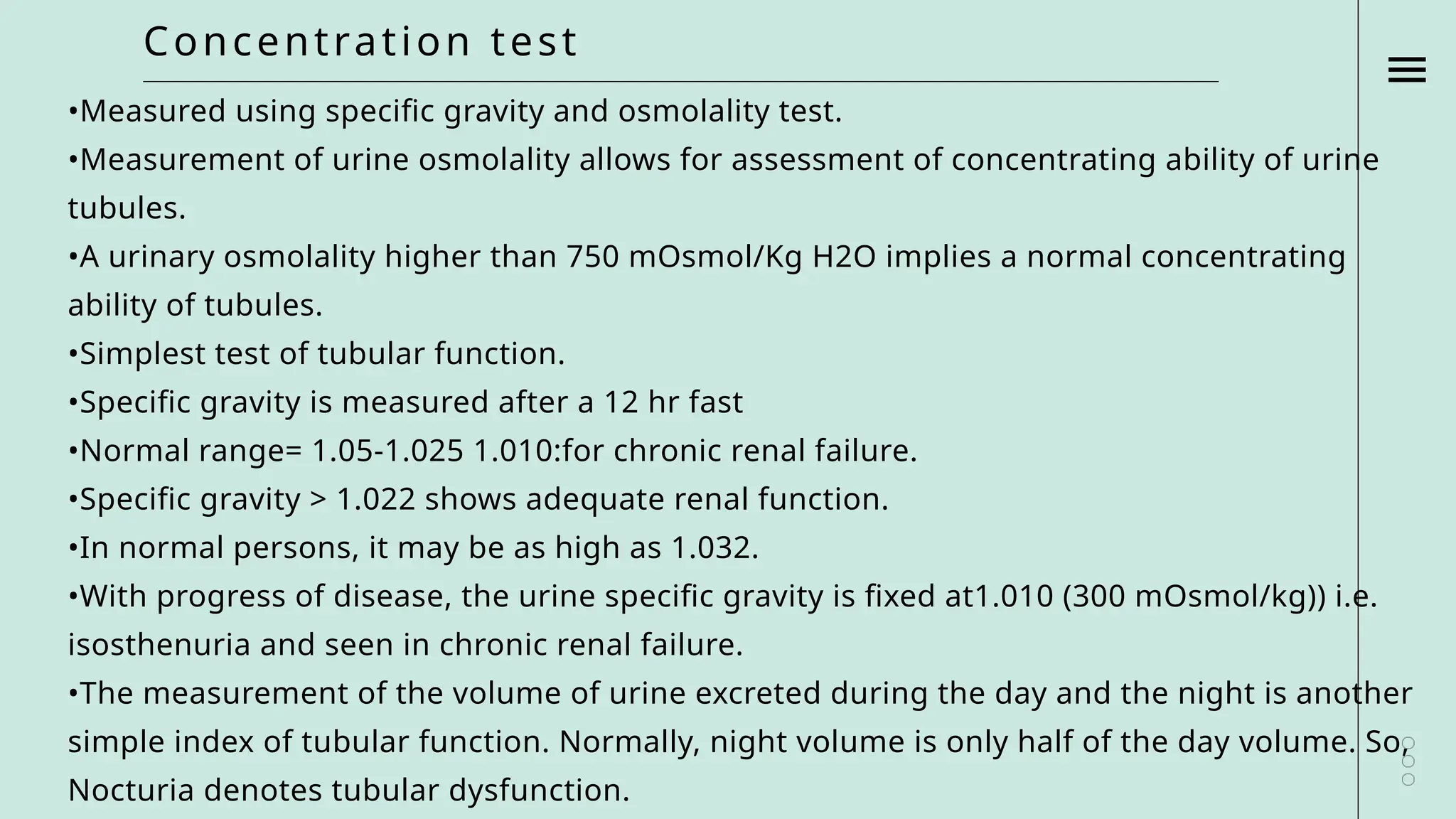 Laboratory interpretation of renal function test, liver function test ...