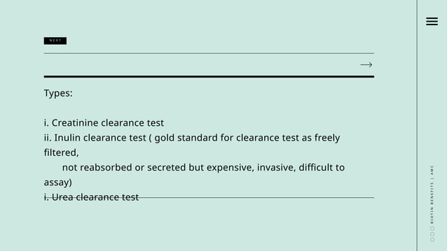 Laboratory interpretation of renal function test, liver function test ...