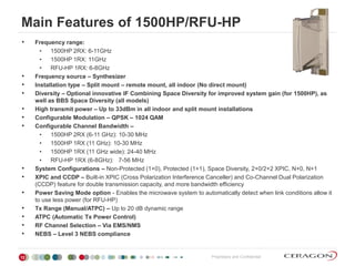 RFU - Unidade de radio frequência radio enlace | PPT