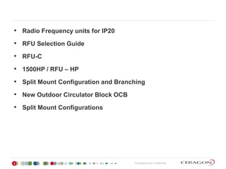RFU - Unidade de radio frequência radio enlace | PPT