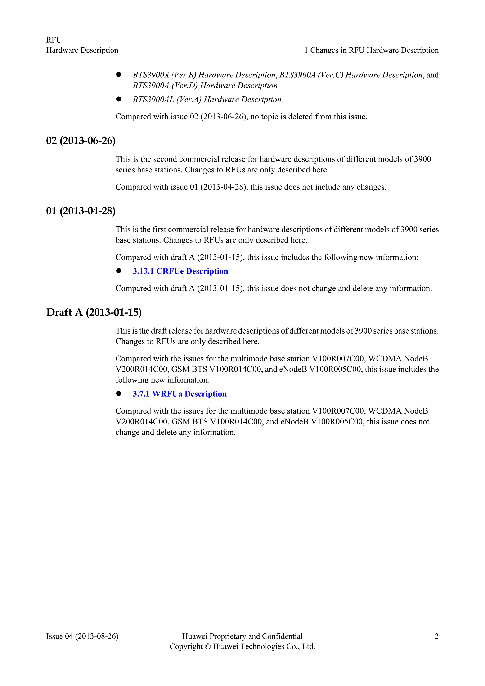 Rfu hardware description(v100 r008c00 04)(pdf)-en | PDF