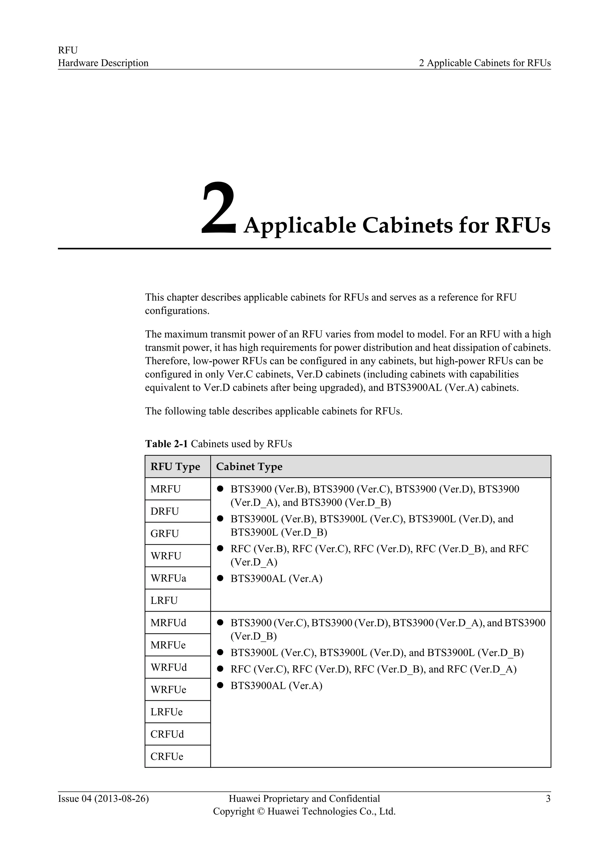 Rfu hardware description(v100 r008c00 04)(pdf)-en | PDF