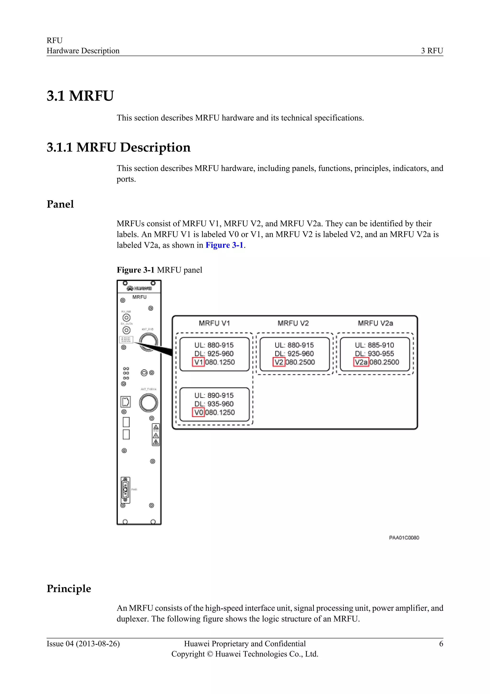 Rfu hardware description(v100 r008c00 04)(pdf)-en | PDF