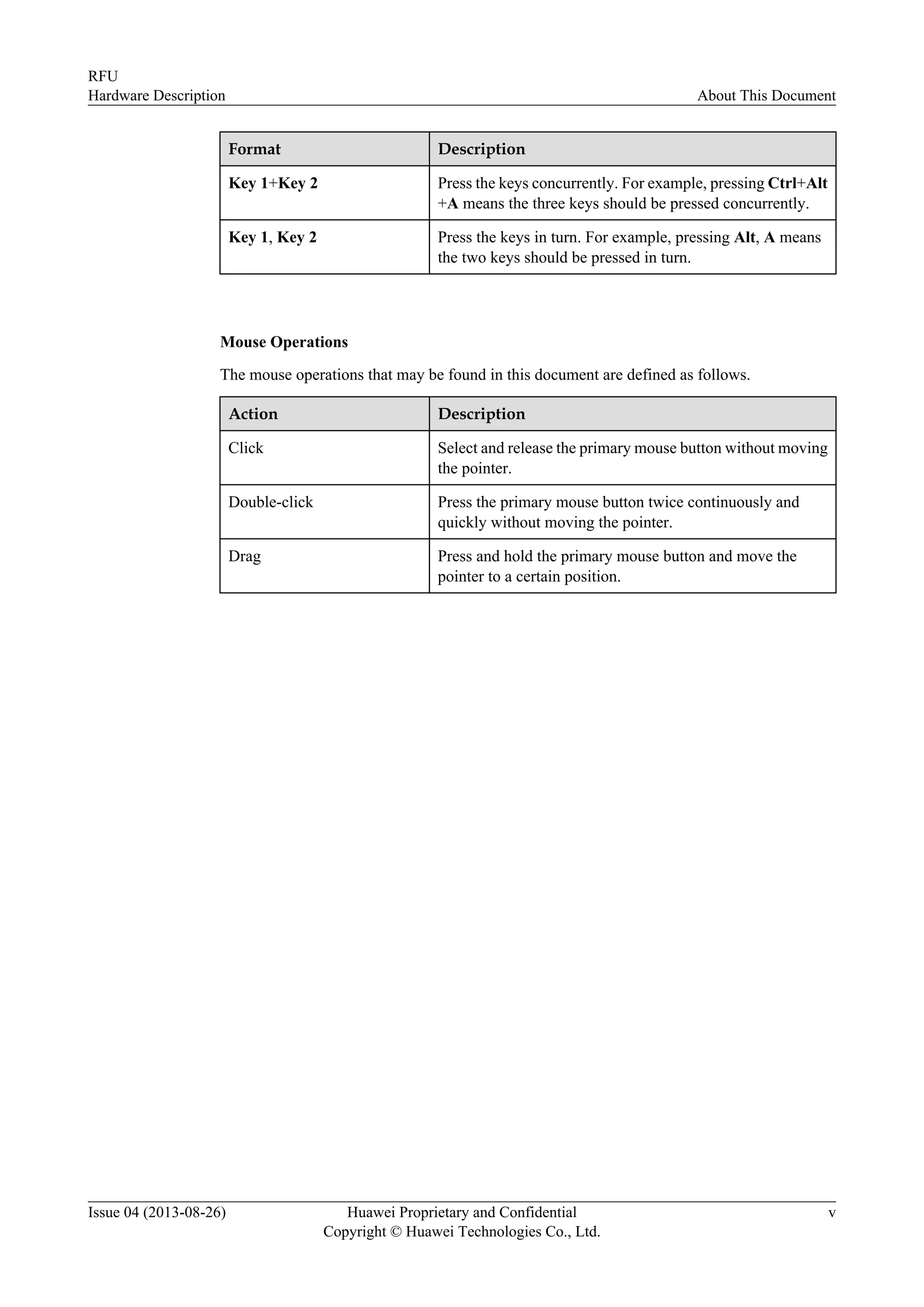 Rfu hardware description(v100 r008c00 04)(pdf)-en | PDF