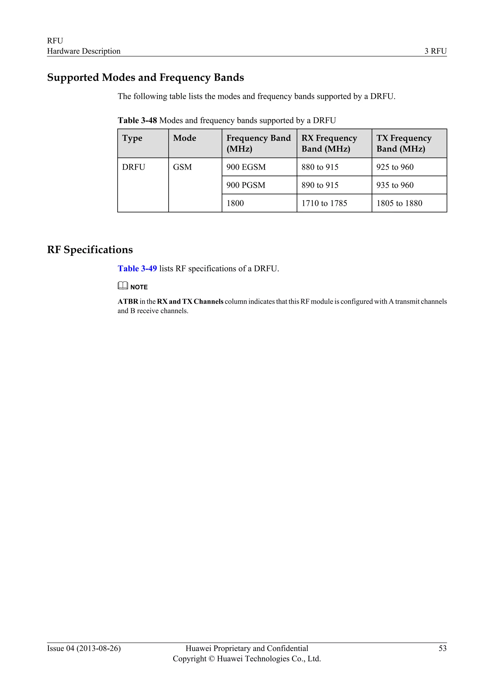 Rfu hardware description(v100 r008c00 04)(pdf)-en | PDF