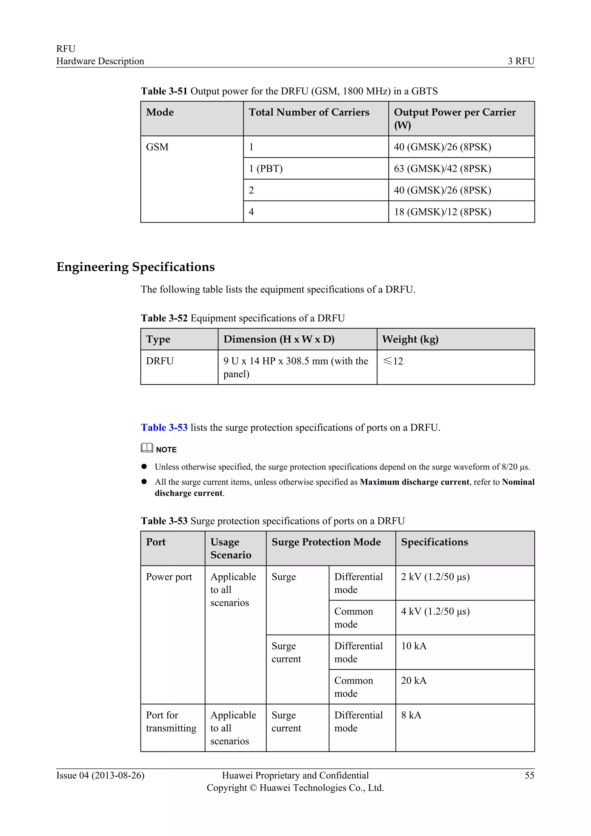 Rfu hardware description(v100 r008c00 04)(pdf)-en | PDF