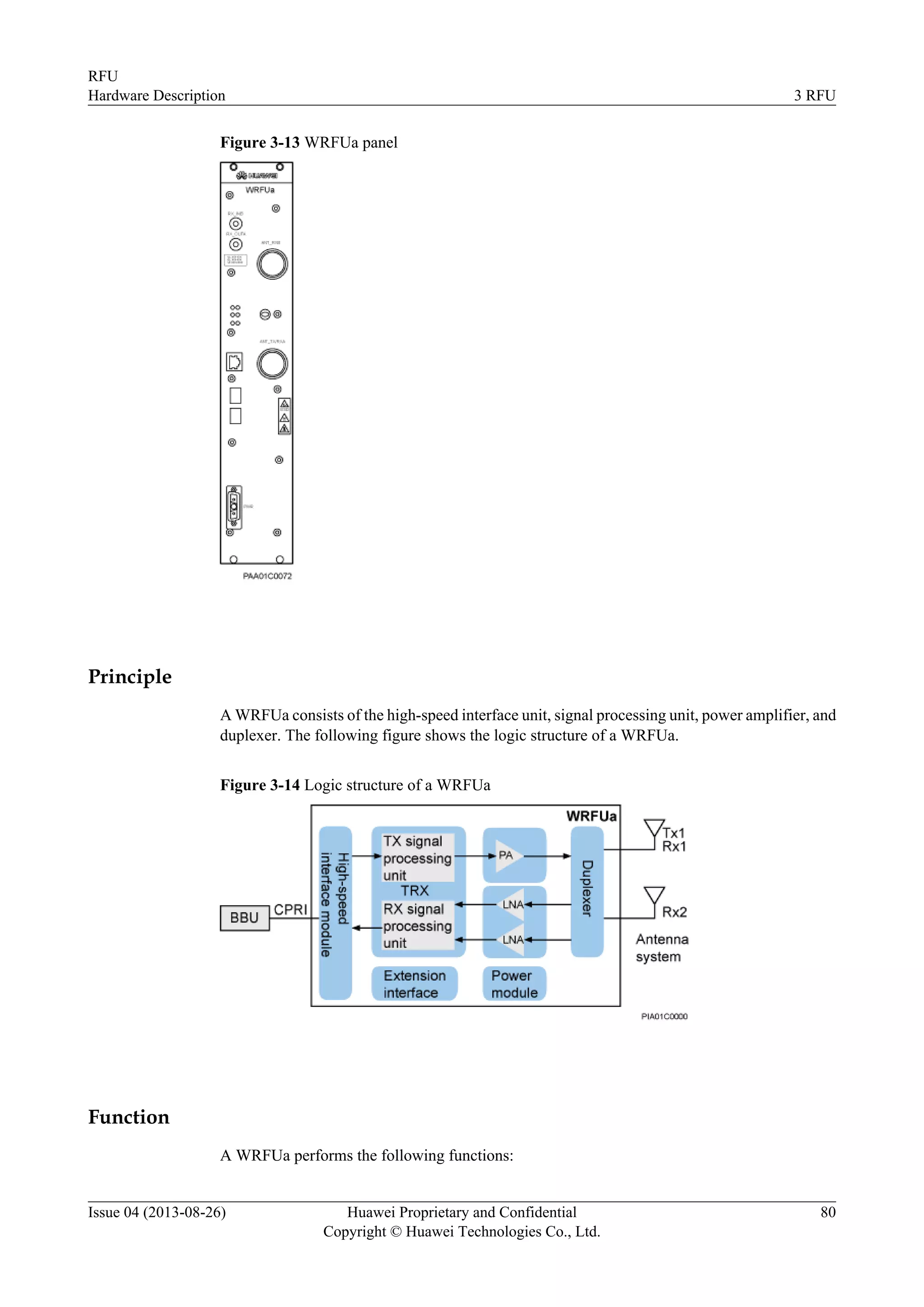 Rfu hardware description(v100 r008c00 04)(pdf)-en | PDF