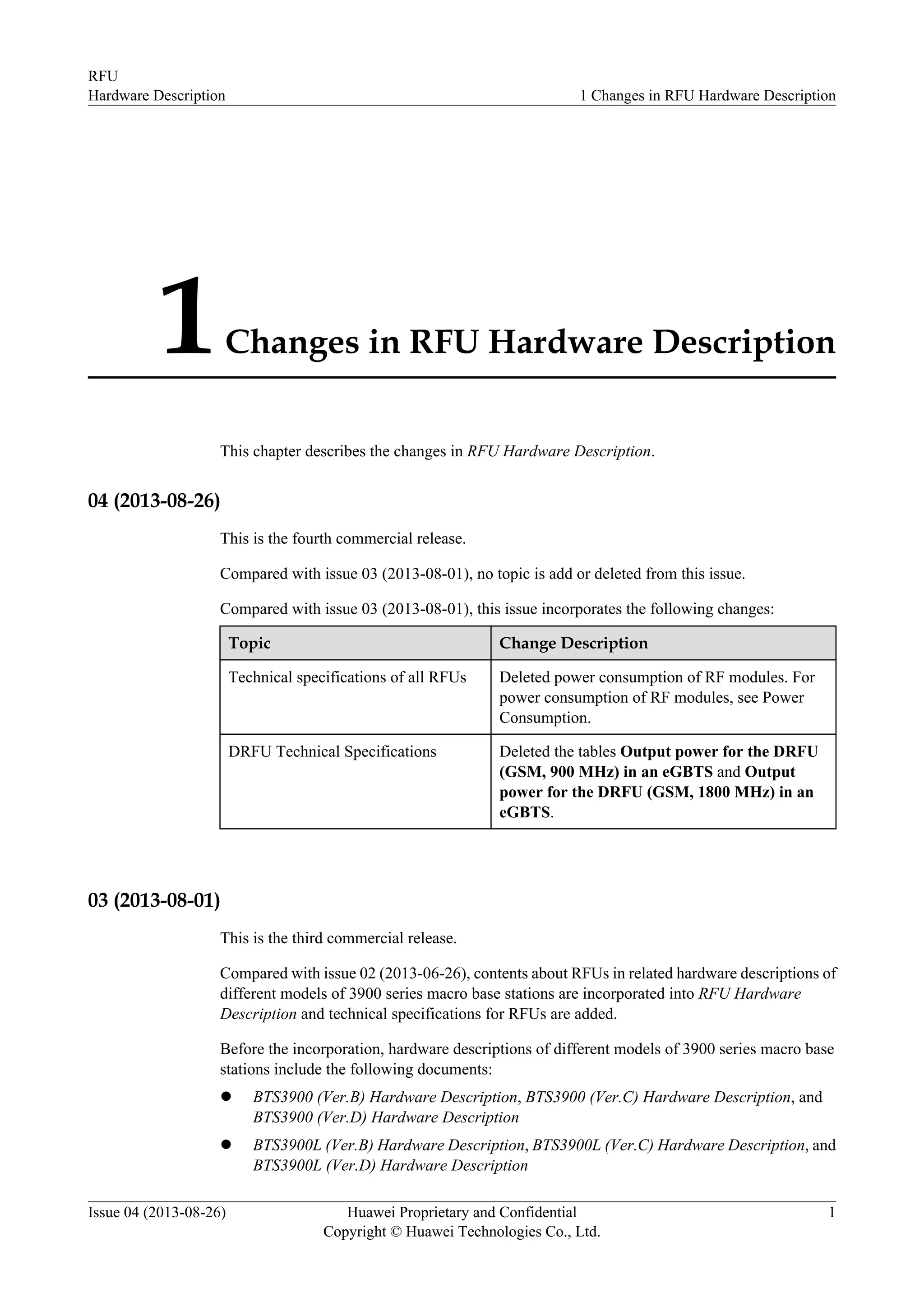 Rfu hardware description(v100 r008c00 04)(pdf)-en | PDF