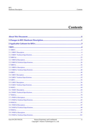Rfu hardware description(v100 r008c00 04)(pdf)-en | PDF