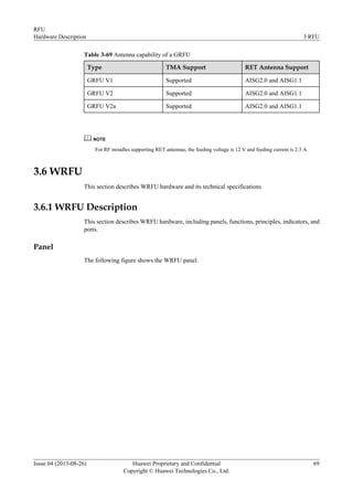 Rfu hardware description(v100 r008c00 04)(pdf)-en | PDF
