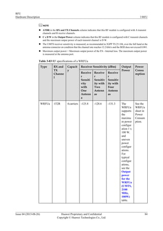 Rfu hardware description(v100 r008c00 04)(pdf)-en | PDF