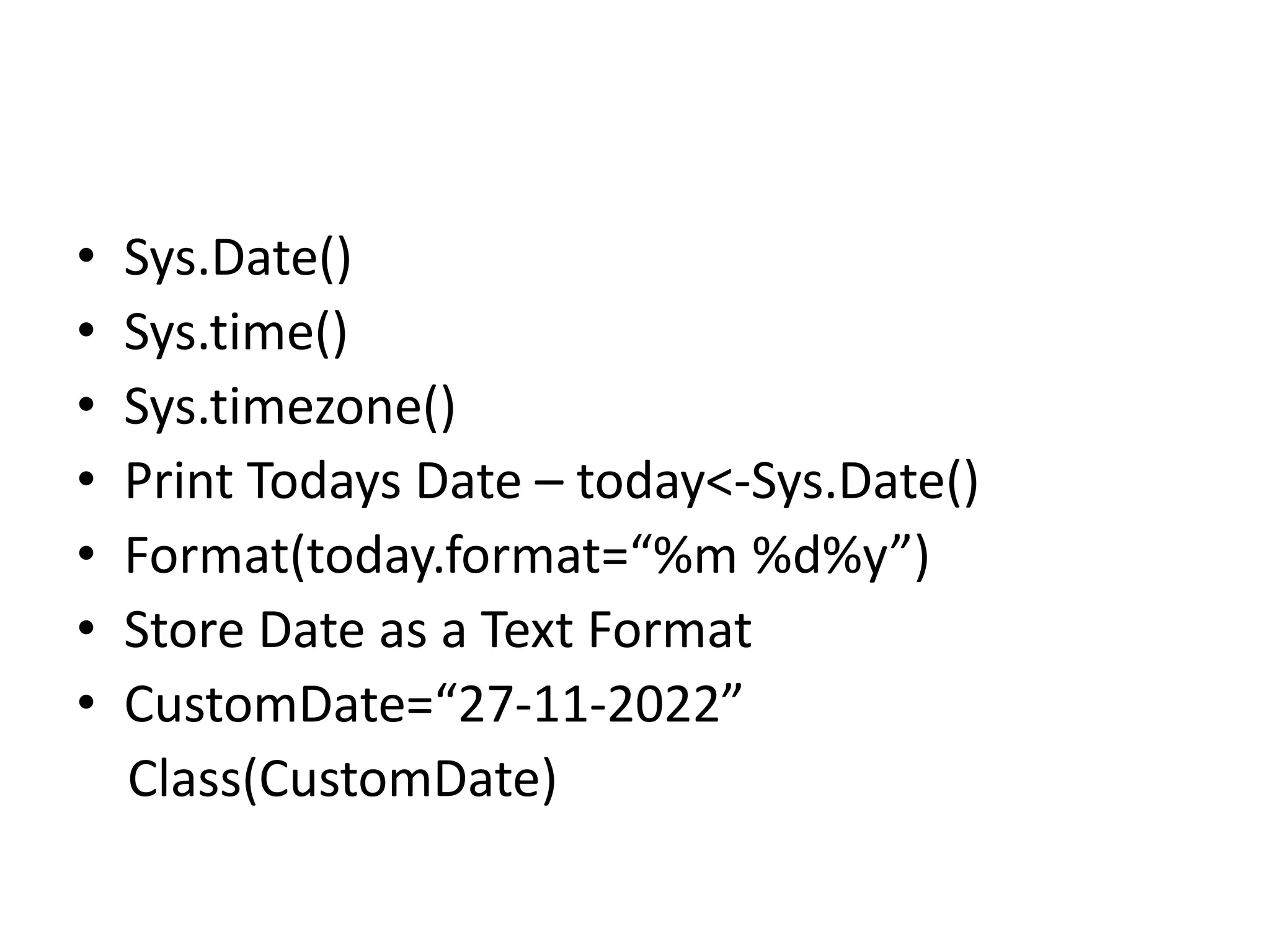 R Functionspptx Programming Languages Computing
