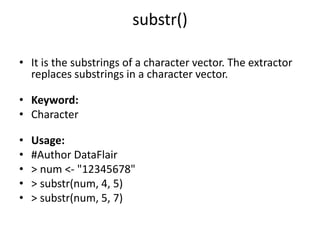 R Functions.pptx | Programming Languages | Computing