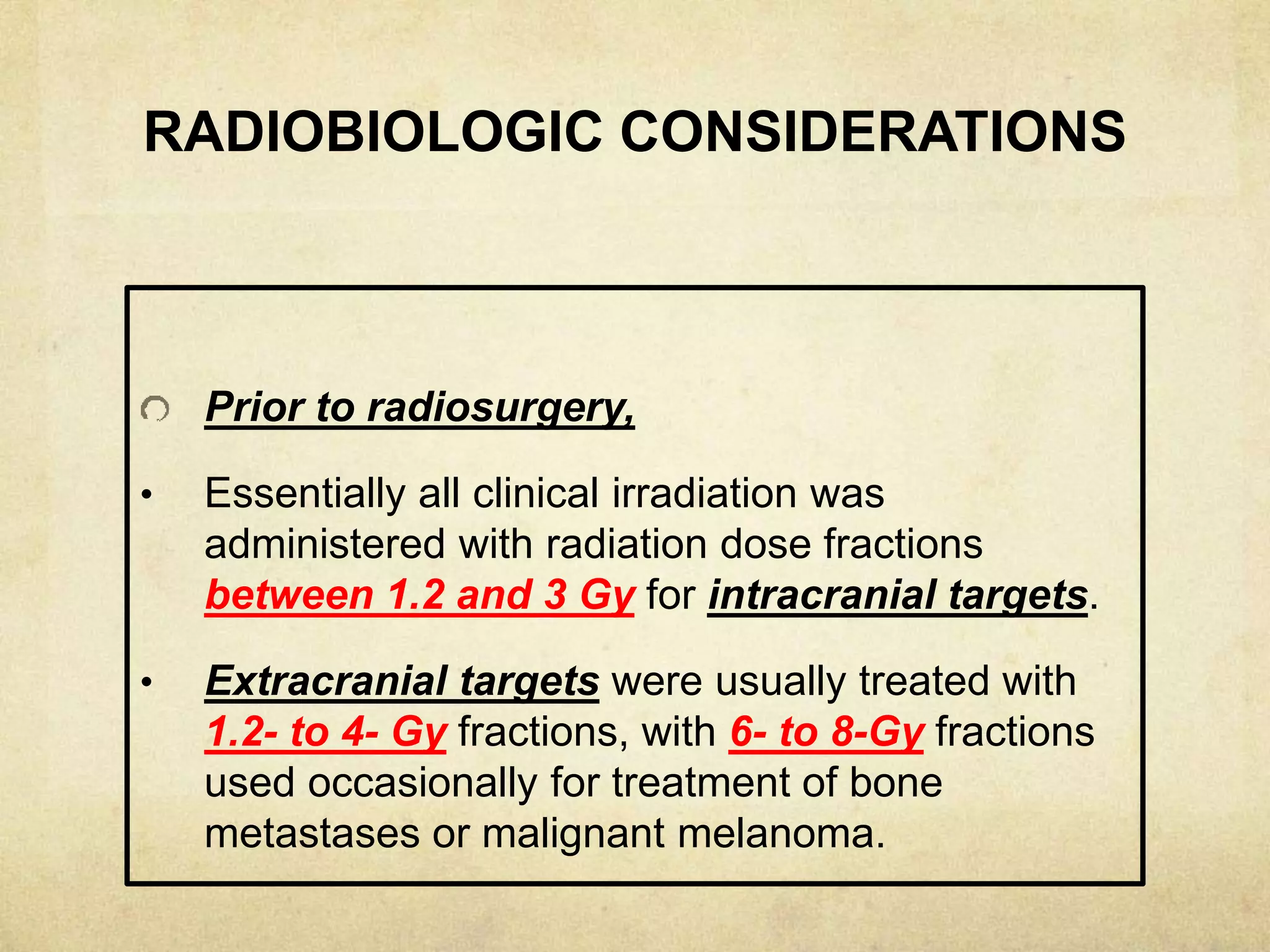 Stereotactic radiosurgery and radiotherapy | PPTX
